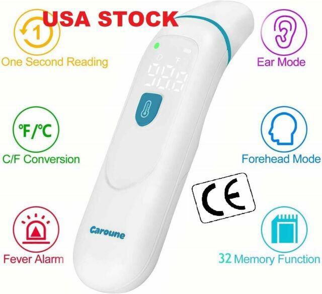 Caroune BD12571 Ear and Forehead Digital Infrared Medical Thermometer ...