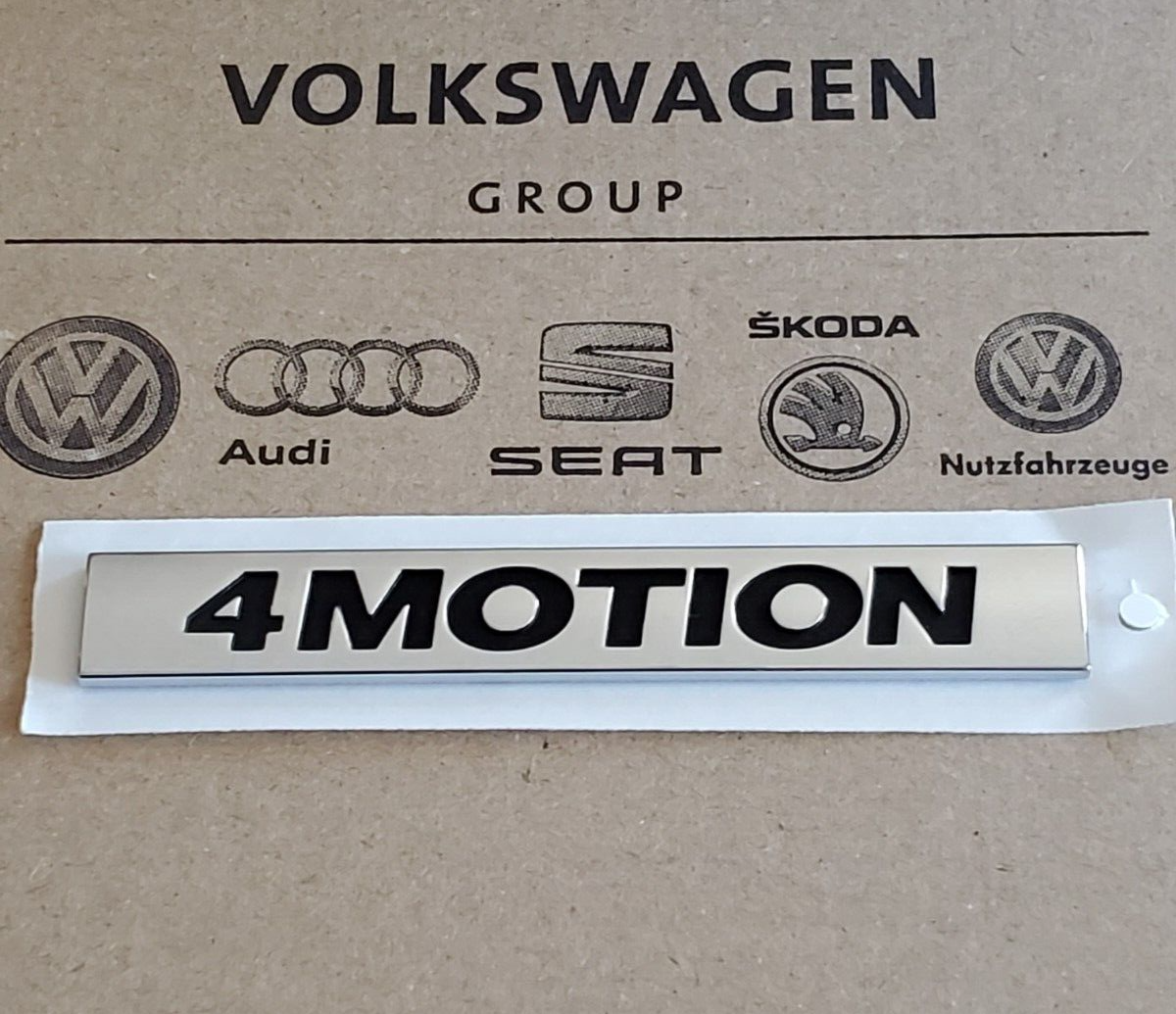 original VW 4motion Schriftzug 4-motion Emblem Aufkleber Heckklappe ...