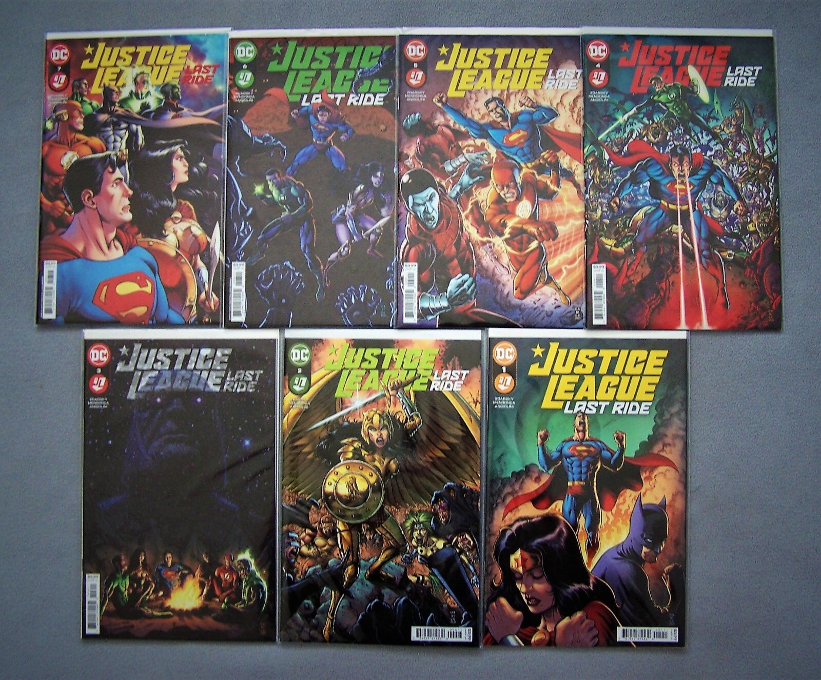 JUSTICE LEAGUE LAST RIDE - 2021 Complete 7 Issue Mini-series from DC ...