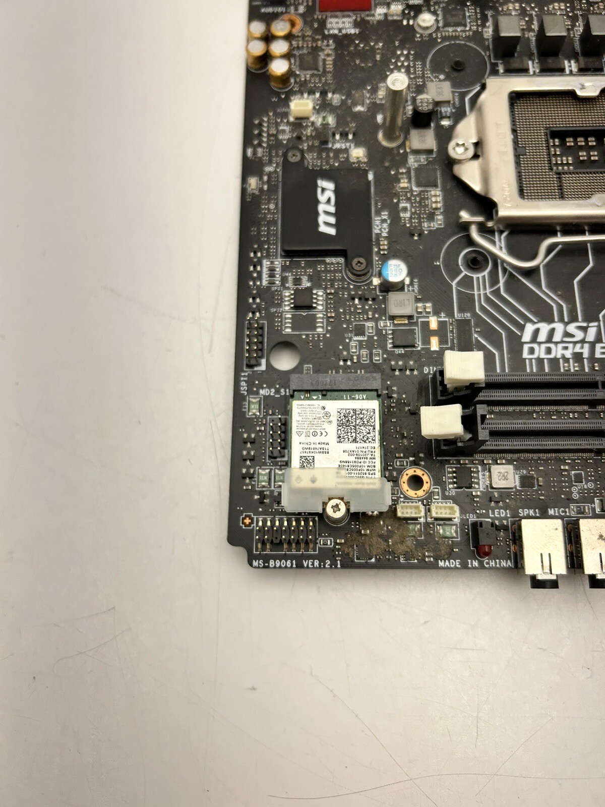 MSI MS-B9061 VER: 2.1 LGA 1151 DDR4 Intel mATX Motherboard From Trident ...