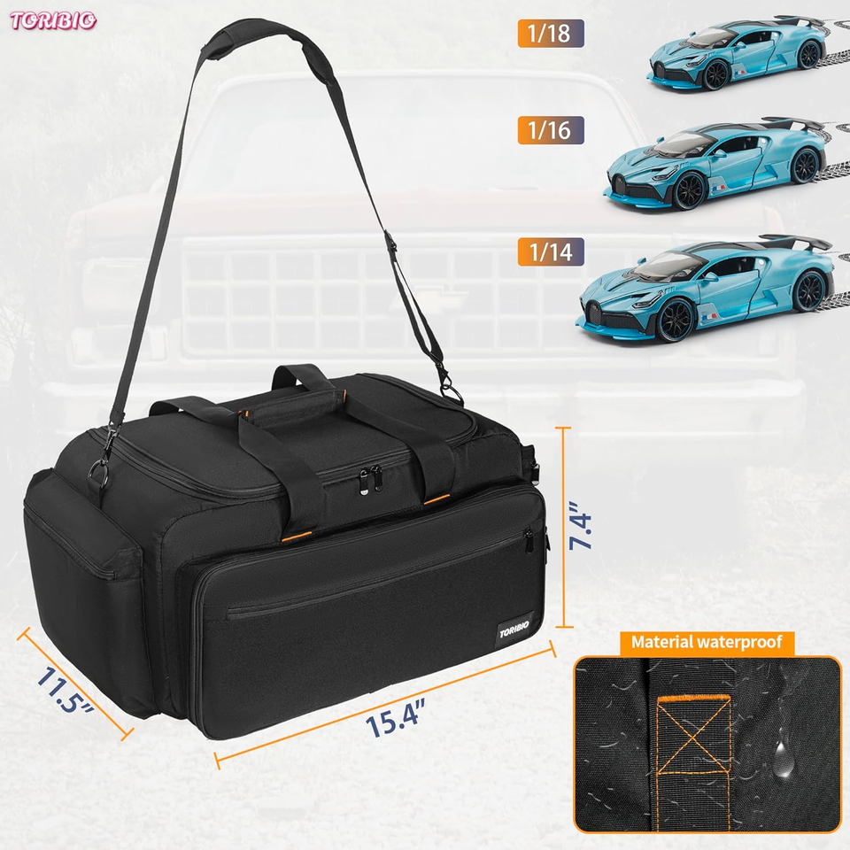Protective RC Storage Bag for 1/14,1/16 Cars,Multipocket RC Car Tools ...