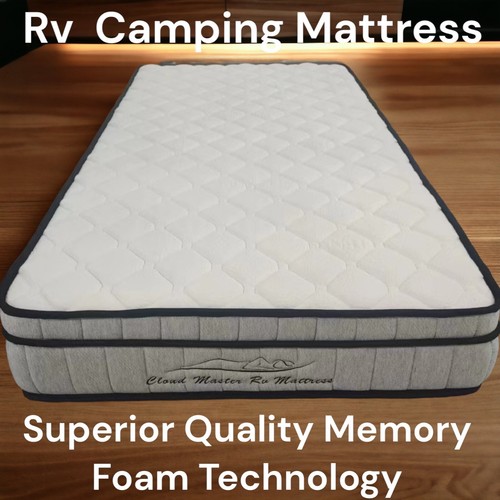 MATTRESS RV CARAVAN MOTORHOME MATTRESS DOUBLE MEMORY FOAM 203cm TALL ...