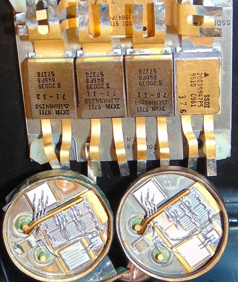 REAL 24K GOLD PARTS VINTAGE ELECTRONICS FOR Museum SEMICONDUCTORS CHIPS ...
