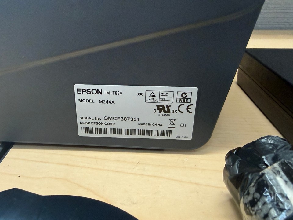 Epson TM-T88V M244A Thermal POS Receipt Printer POWERED PLUS USB NEW ...