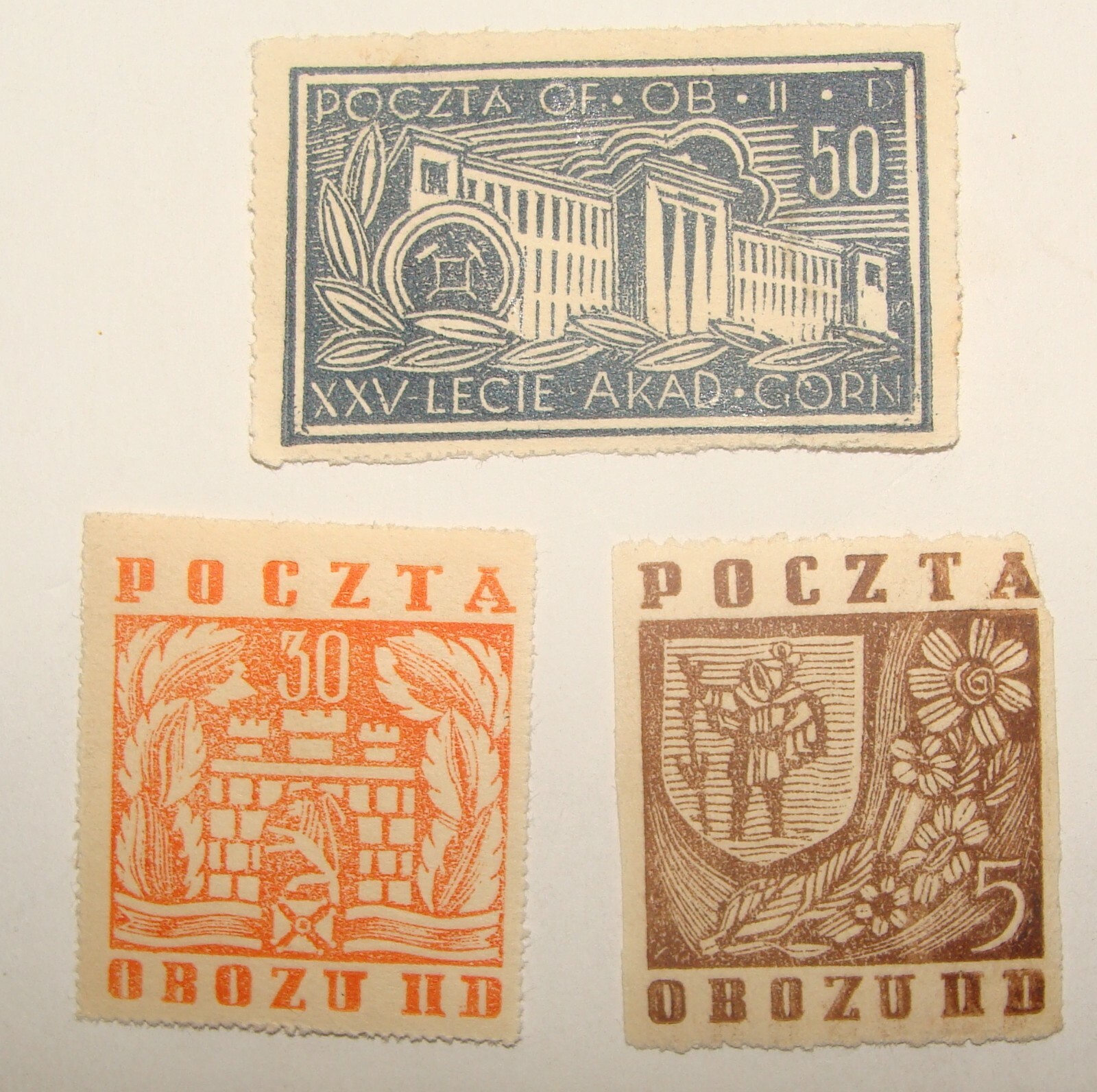 1944 POLNAD WWII Stamp Lot Germany Gross-Born POW Camp | eBay