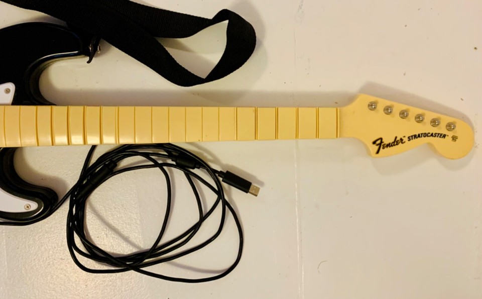 Fender Stratocaster video game controller for the Rock Band games ...