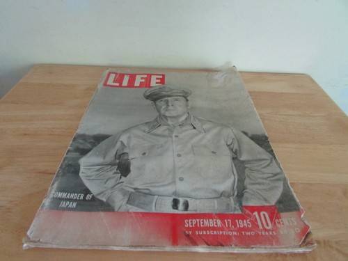Life Magazine September 2017, 1945; Commander of Japan General Douglas ...