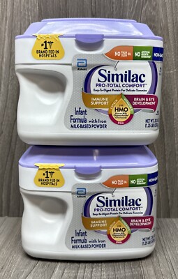 2 - Similac Pro-Total Comfort Non-GMO Powder Infant Formula 20.1 oz EXP ...