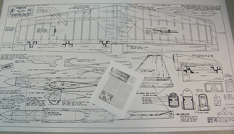 Model Airplane Plans (UC): Commodore 50" Stunter for .35-40 by Claus ...