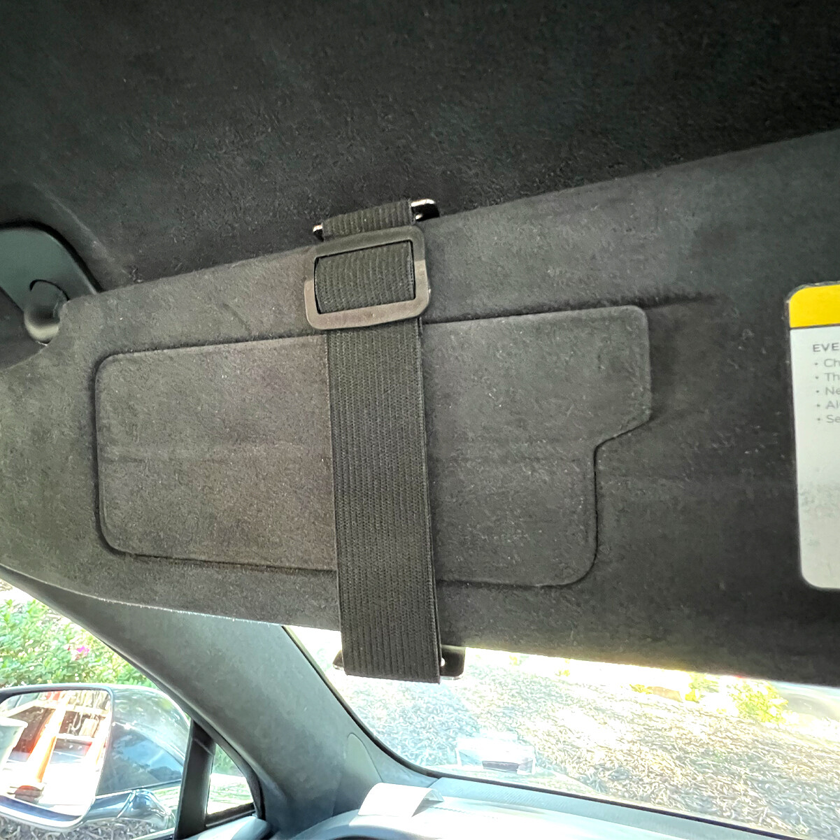 Visor Fuel Card Holder with Elastic Strap - Great for Fleets by ...