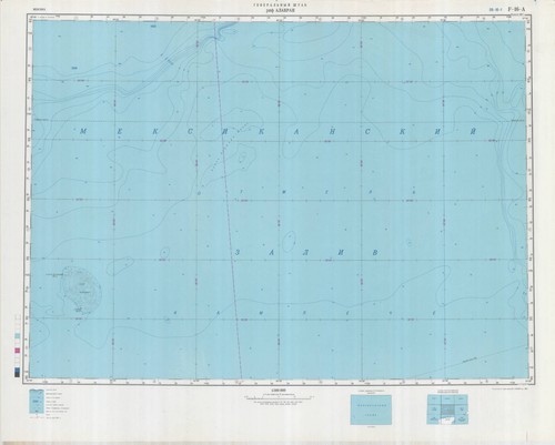 Russian Soviet Military Topographic Maps - ALACRAN REEF (Mexico), ed ...