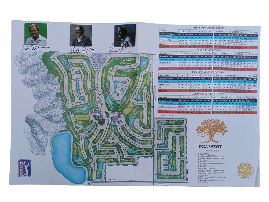 Pga West Golf Course Map Course Guide Rye Hill Golf Club