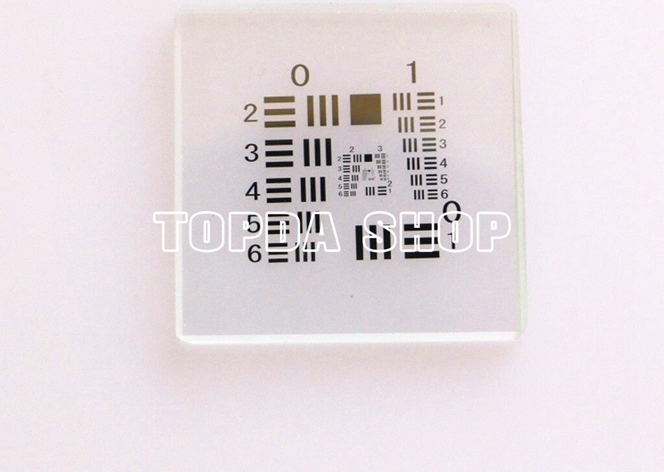 Optical Resolution Test Board Resolving Power Test Target Usaf1951 ...