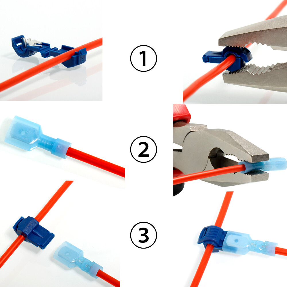 240x Schnellverbinder Sortiment Stromdieb Set Kabel-Verbinder ...