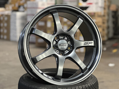 New 18x8.5J Mugen GP (4 Wheel) GREY 5x114.3 Honda Civic HRV Integra CRV ...