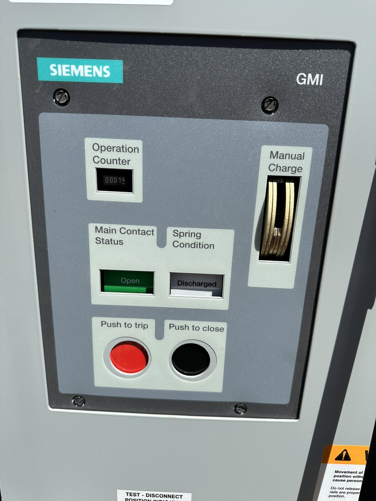 🔴Siemens 15-GMI-750-1200-58 AC High Voltage Circuit Vacuum Breaker VS17006P‼️ | eBay