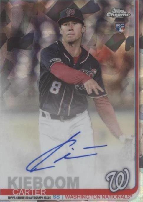 2019 Topps Chrome Sapphire Edition - Autographs Carter Kieboom #CSA-CK ...
