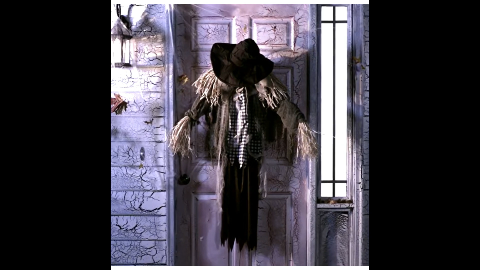 4.5 FT ANIMATED HANGING SURPRISE SCARECROW JUMP SCARE HALLOWEEN ...