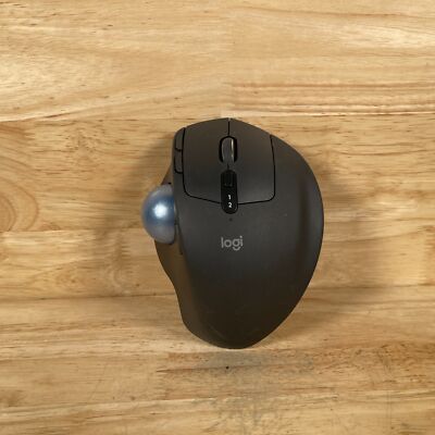 Logitech MX ERGO M-R0065 Black Handheld Wireless USB Adjustable ...