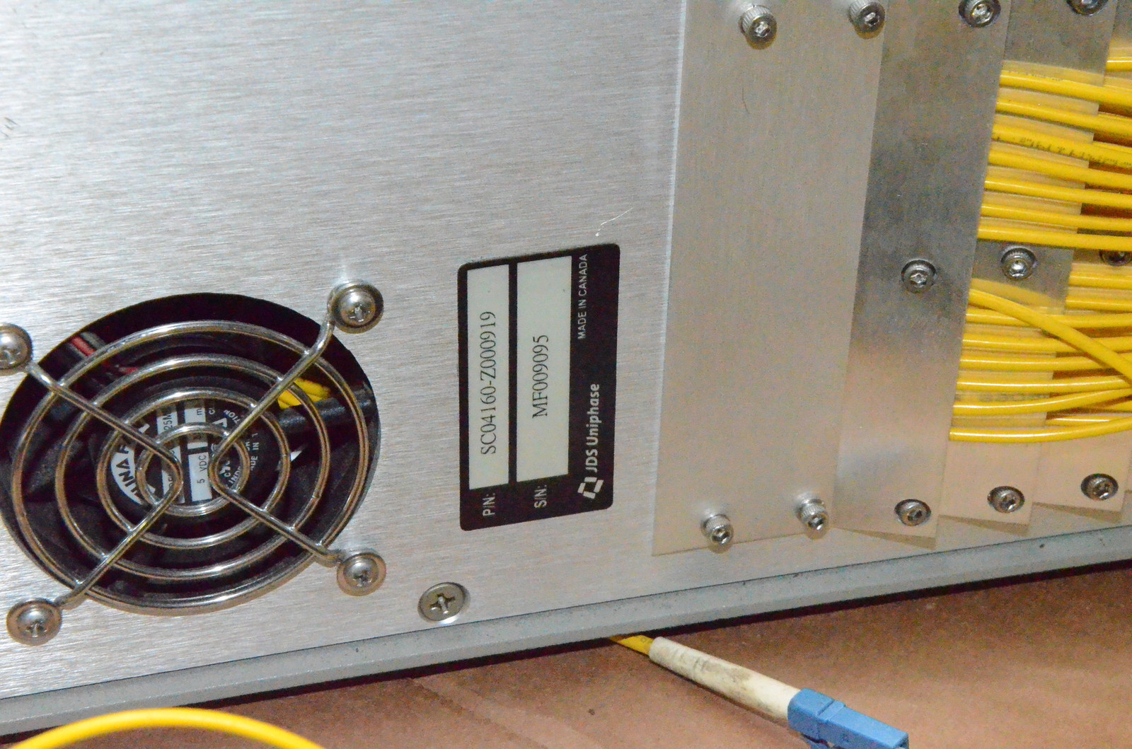 JDS Uniphase SC Series Programmable Fiber Optic Switch SC04160-Z000919 ...