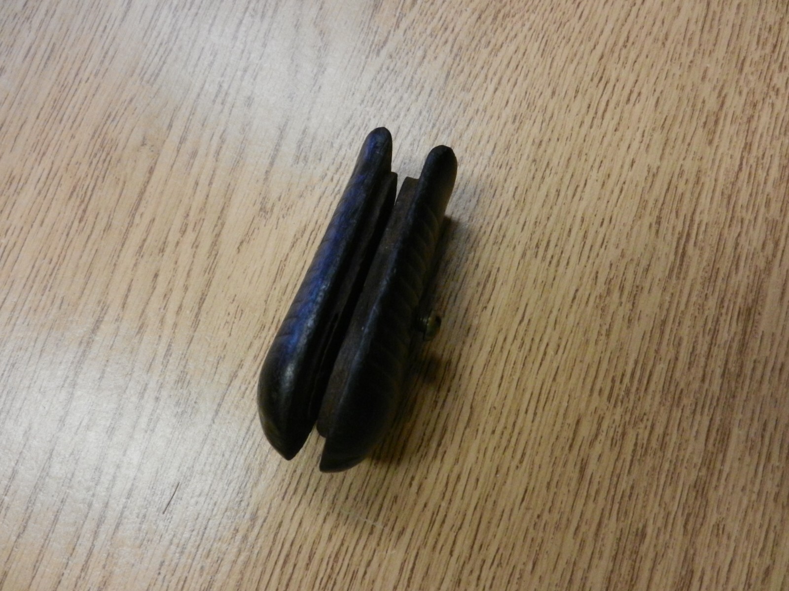 Mauser C96 ? Broom Handle Grips Wood Textured W/ Screw 3 1/4" tall Used ...