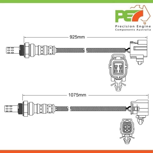 2x New * OEM * Pre-Cat & Post-Cat Oxygen Sensors For Mazda 6 GG / GY 2 ...