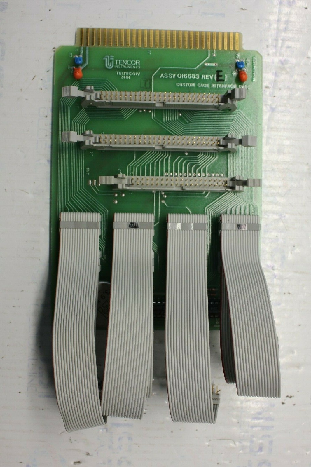 TENCOR INSTRUMENTS O16683 CUSTOM CAGE INTERFACE CARD | eBay