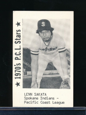 1979 Cramer 1970's P.C.L. Stars Lenn Sakata Spokane Indians super rare ...
