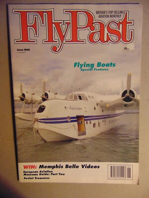 FLY PAST Magazine June 1991 Flying Boats | eBay