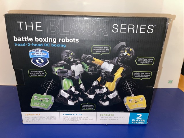 Cyber Boxing Robots RC Cordless Head 2 Head The Black Series by Shift3 ...