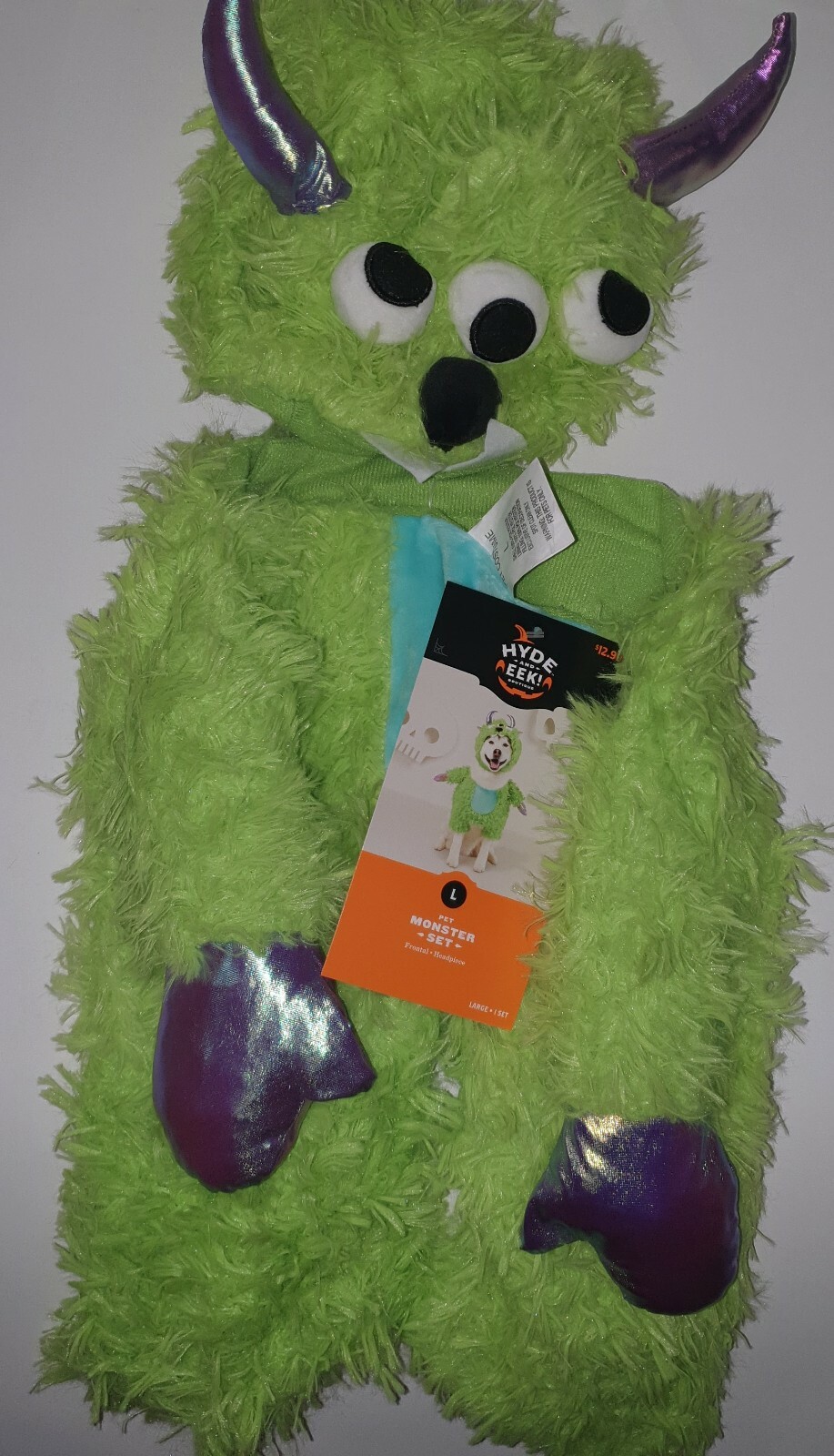 Hyde & Eek! Large Monster Set Frontal Halloween Pet Costume Up to 90lbs ...