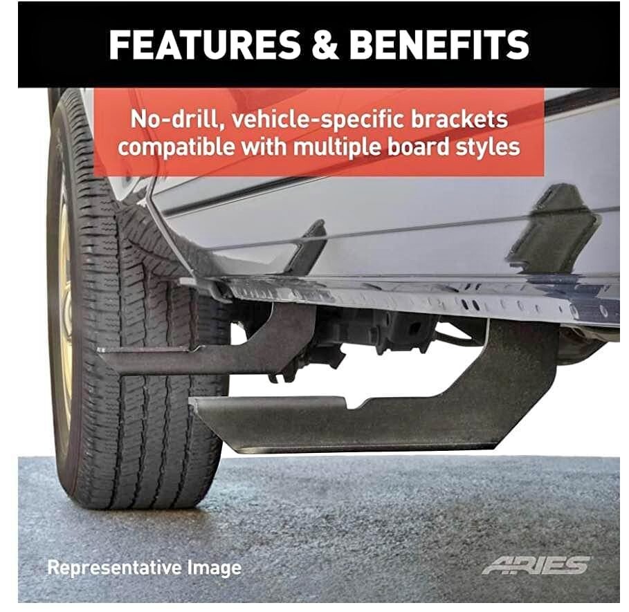 Aries Offroad 2055122 Step Nerf Bar Mount Kit Versatrac Mounting ...