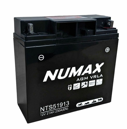 Numax NTS 51913 Motorcycle Battery - Replace 51913 Battery & 51814 ...