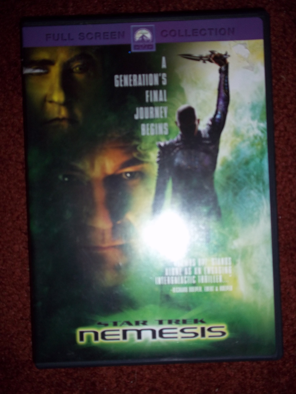 Star Trek Nemesis dvd Full Screen | eBay