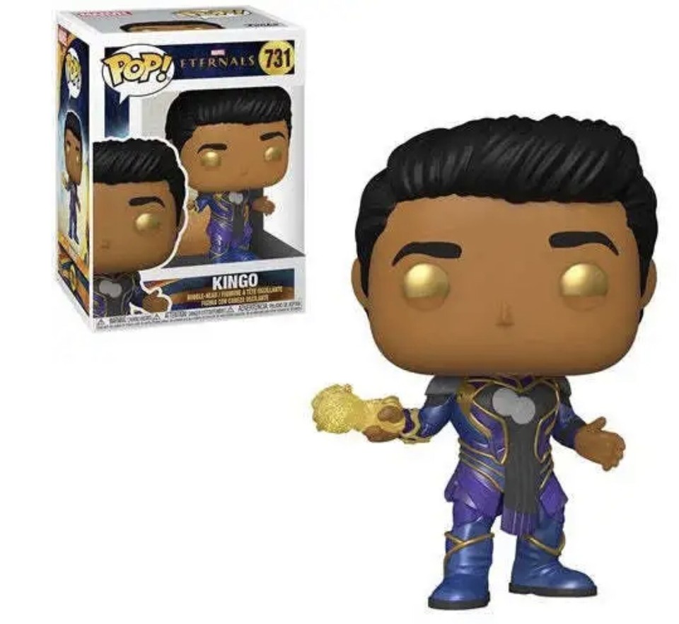 Funko Pop! #731 Marvel Studio Eternals Kingo Kumail Nanjiani Kirby ...