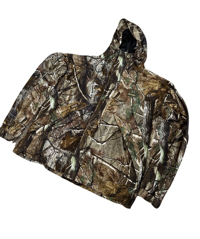 Gamehide RealTree Hunting Jacket Full Zip Men’s Camo Hush Hide Silent ...