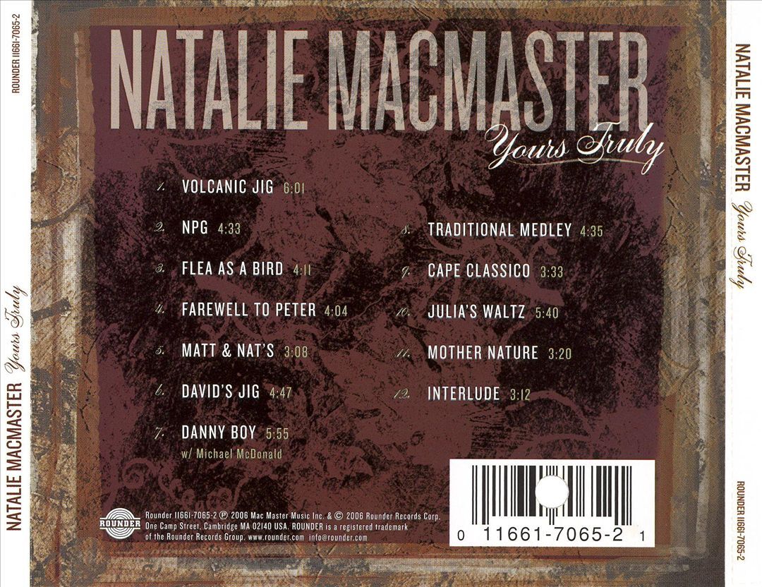 NATALIE MACMASTER YOURS TRULY NEW CD 11661706521| eBay