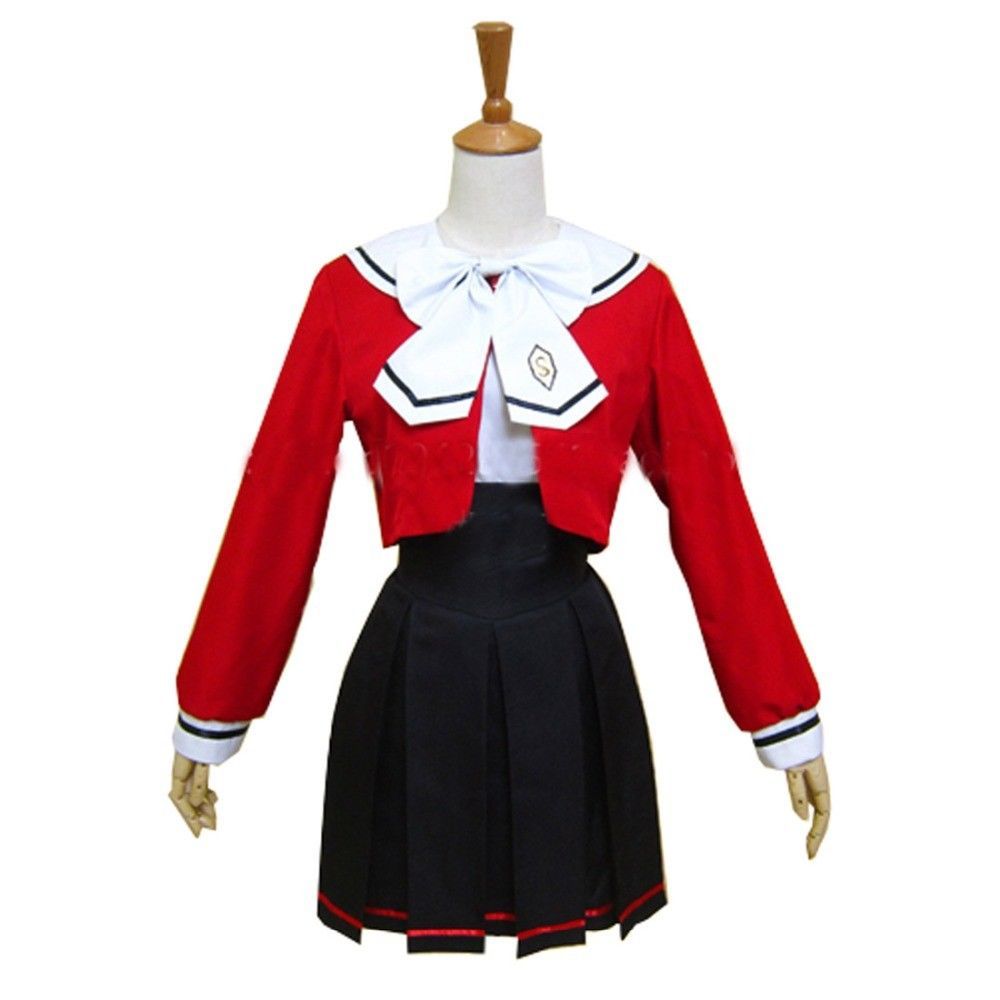Magic Knight Rayearth Hikaru Shidou School Uniform Outfit Dress Cosplay ...