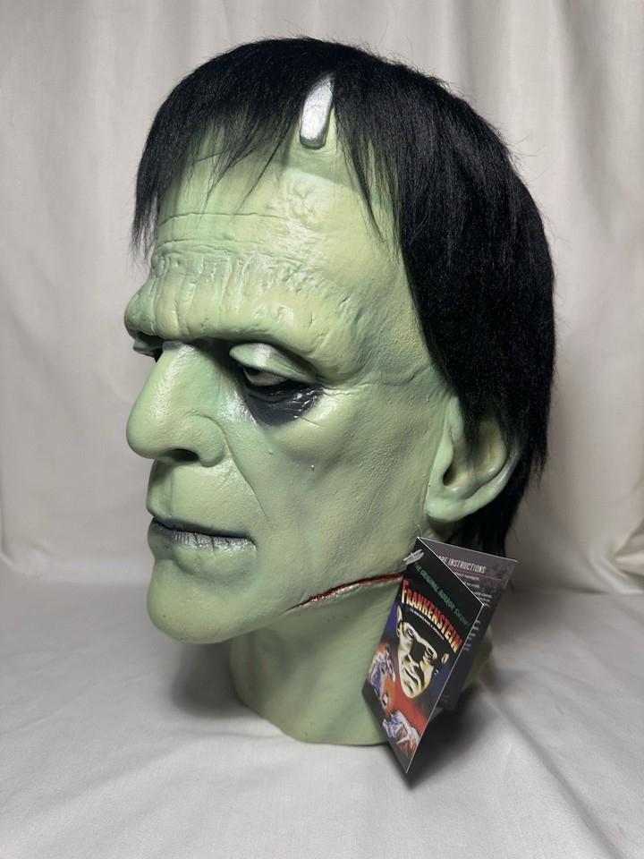 Boris Karloff Frankenstein Trick Or Treat Studios Halloween Mask Latex ...