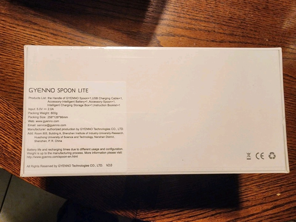 Gyenno Spoon Lite Parkinson Anti Tremor Cutlery for Elderly New Sealed | eBay