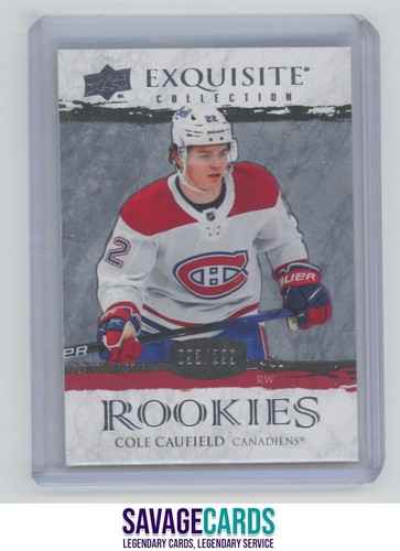 2021-22 Upper Deck Exquisite Coll. Rookies Cole Caufield /299 #R-CC ...