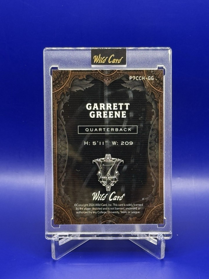 2024 Wild Card Hearts Garret Greene 2/4 | eBay