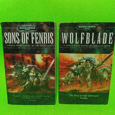 Warhammer 40k Wolfblade & Sons Of Fernis PB A Space Wolf Novel 2 books ...