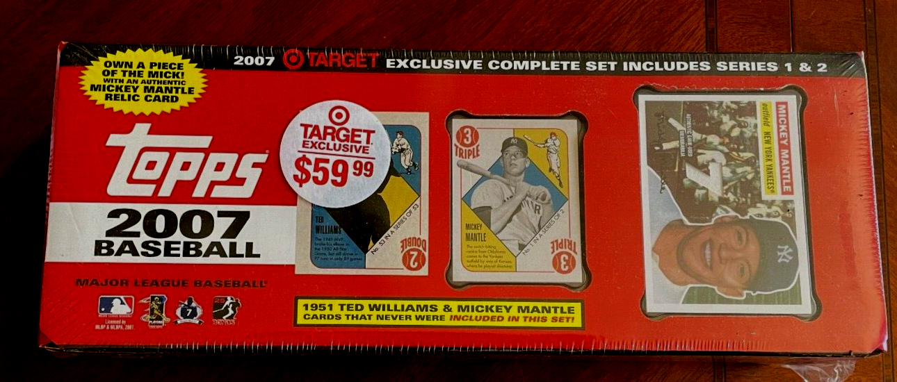 2007 TOPPS BASEBALL CARDS COMPLETE SET - SEALED BOX - Baseball Cards ...