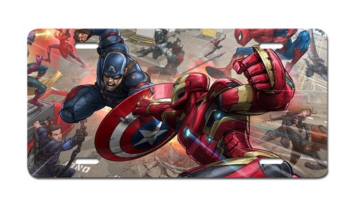 Avenger ironman Marvel Comic HOT License Plate Auto Truck Car Tag Movie ...