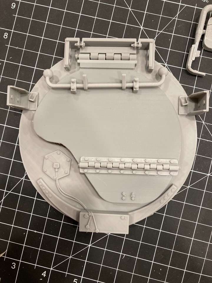 Custom Turret Hatch , fully operable at 1/6 and 1/8 scales | eBay