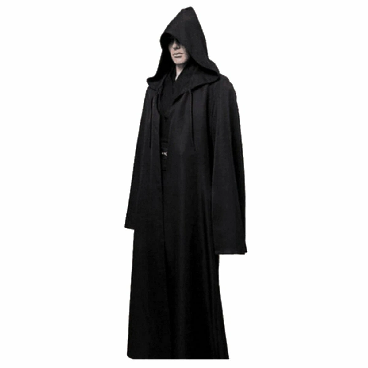 Black Hooded Robe Costume