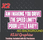 Car Decal Sticker Funny Tailgating Tailgater Turbo Diesel Truck JDM | eBay