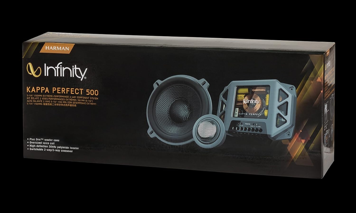 Infinity Kappa Perfect 500 Perfect Series 5 1/4" Component Car Speakers ...