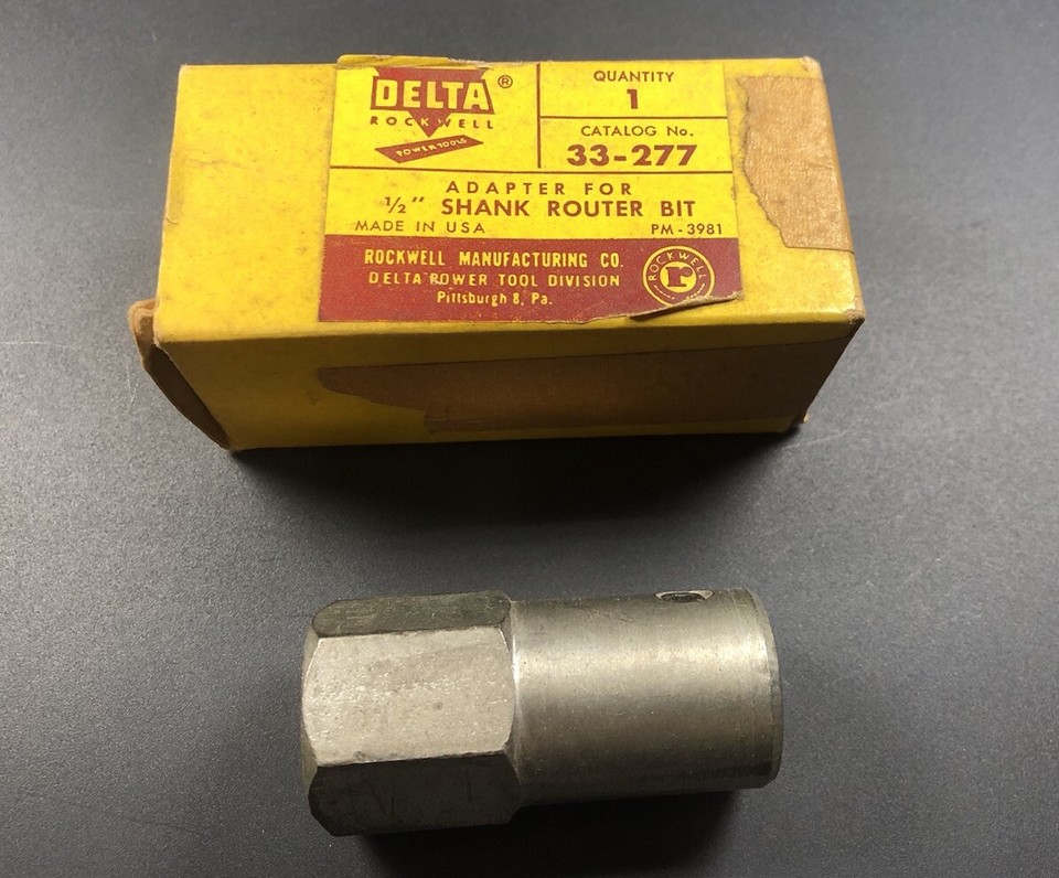 VTG Delta ? Shaper Cutter Shaper Head Shank Router Adapter | eBay